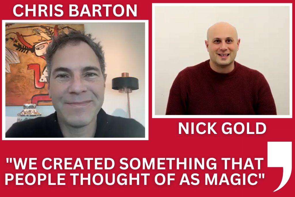 Chris Barton In Conversation with MD Nick Gold | Speakers Corner